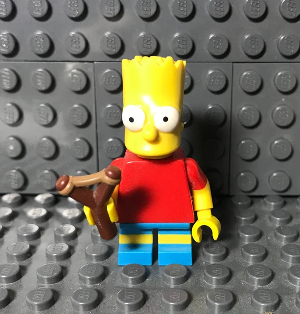 LEGO BART SIMPSON Minifigure With Catapult The Simpsons sim026 £5.80 ...