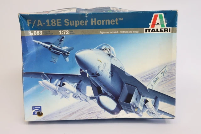 ITALERI 083 1:72 Scale F/A-18E Super Hornet Plastic Model Kit £0.99 ...
