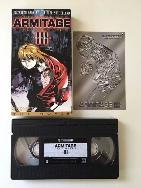 ARMITAGE THE THIRD Poly-Matrix VHS Tape Japanese Dubbed English 1997 ...