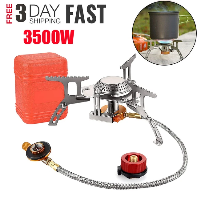 CAMPING STOVE WITH piezo ignition,3500W small gas stove, folding ...