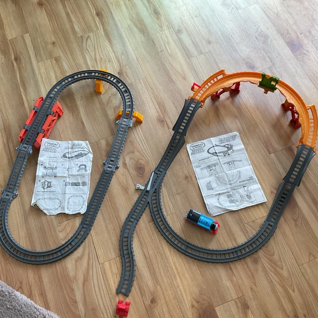 2 SETS TRACKMASTER Thomas & Friends 2 in 1 Track builder & breakaway ...