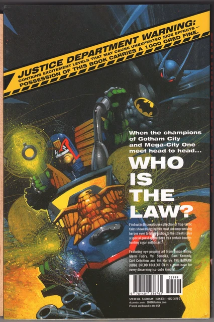 COLLECTION BATMAN/JUDGE DREDD HC, John Wagner, Alan Grant, Simon Bisley ...