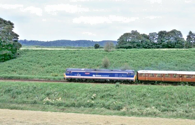 35MM SLIDE BR British Railways Diesel Loco Class 50 50026 @ Eardington ...