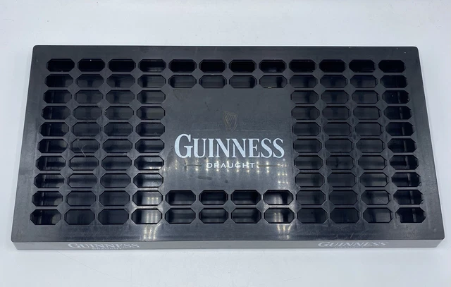 GUINNESS DRAUGHT PLASTIC Drip Tray Advertising Home Bar Pub Man Cave ...