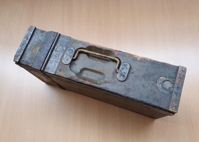 ORIGINAL WWI / WW1 Imperial German Relic MG 08 Wooden Ammo Box / Case £ ...