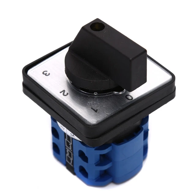 440V 20A 4-POSITION 0-1-2-3 Rotary Selector Changeover Switch Stock ...