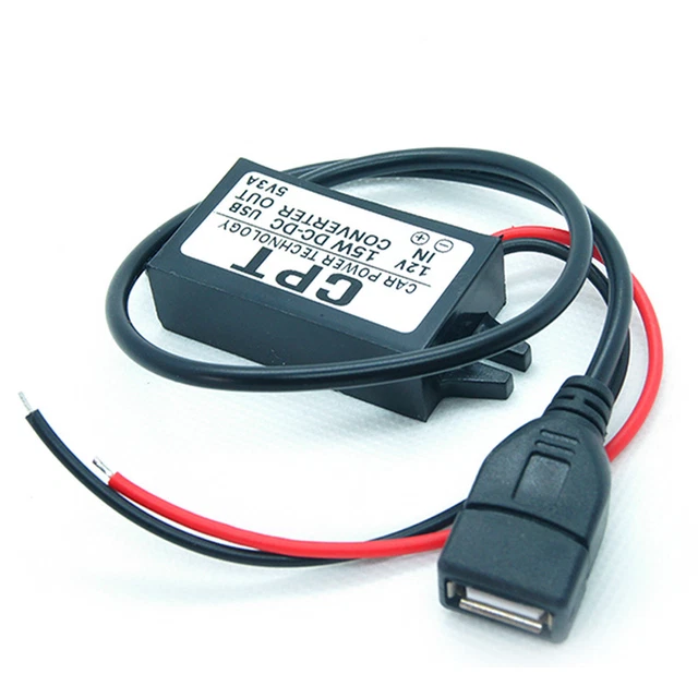DC-DC CONVERTER MODULE 12V To 5V USB Output Power Adapter 3A 15W SFD $8 ...