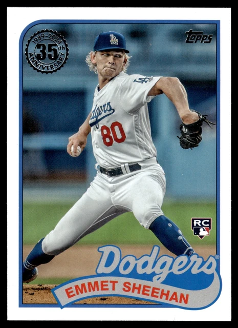2024 TOPPS 35TH Anniversary #89B-77 Emmet Sheehan Rookie Los Angeles ...