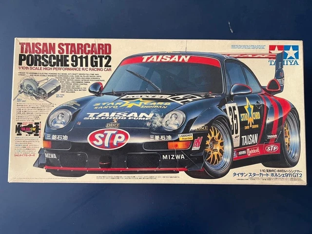 [OPEN BOX] TAMIYA 1/10 Taisan Star Card Porsche 911 GT2 RC Racing Car ...
