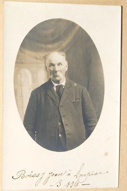 CARTE PHOTO PORTRAIT HOMME VIEILLARD à LOUPIAC EUR 4,00 - PicClick FR