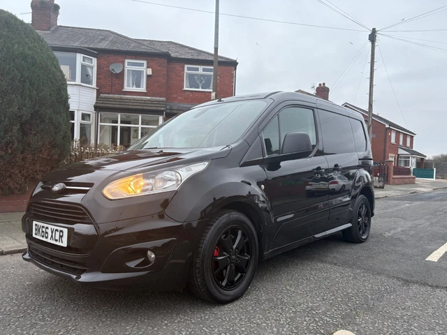 FORD TRANSIT CONNECT L1 Euro 6 stunning Black Alloys £4,950.00 ...