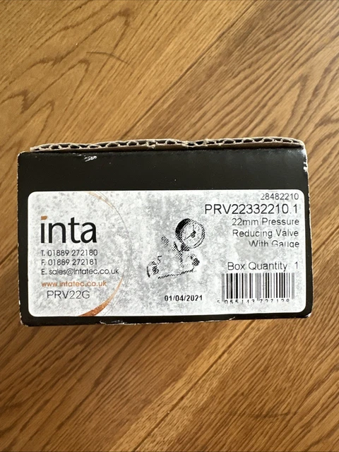 INTATEC - 22MM Pressure Reducing Valve With Gauge - PRV22332210.1 ...