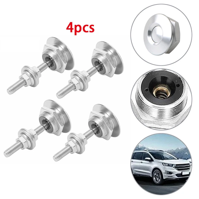 Quick Release Hood Pins Kit – Push Button Lock Clips For Car Bonnet ...