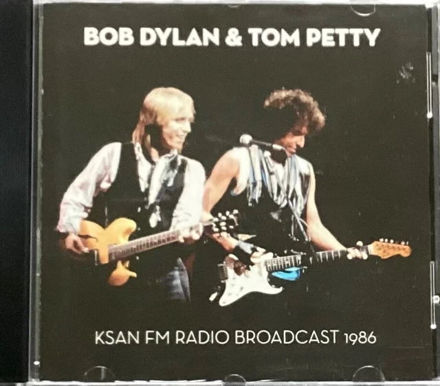 BOB DYLAN AND Tom Petty~KSAN FM Radio Broadcast 1986~CD Limited to 500 ...