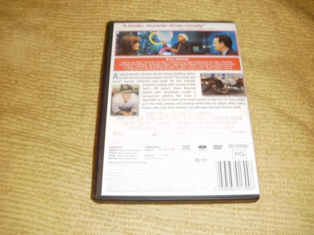 THE TERMINAL COMEDY 2004 =2 DVD as NEW Tom Hanks catherine zeta jones ...