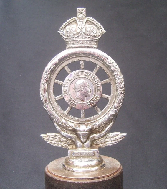 VINTAGE 1930S ROYAL Automobile Club FULL MEMBER CAR BADGE ~CLASSIC RAC ...