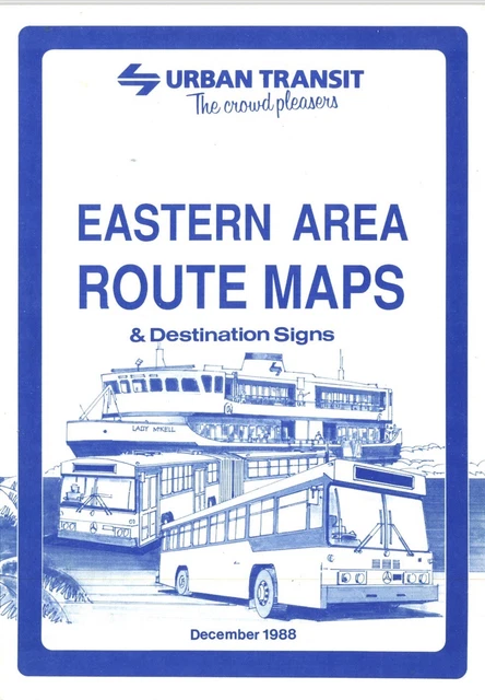 UTA SYDNEY BUSES Eastern Region Route Maps 1988 (copy) $30.00 - PicClick AU