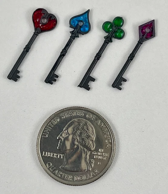 DAMTOYS RESIDENT EVIL 2 LEON S KENNEDY DOOR KEY SET OF 4 1/6 Scale ...