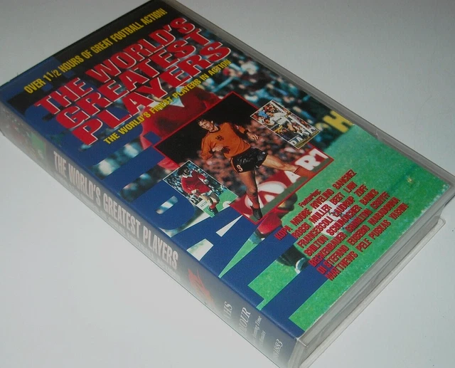 THE WORLDS GREATEST Football Players. Collectable 1990 VHS Viseo. £7.49 ...