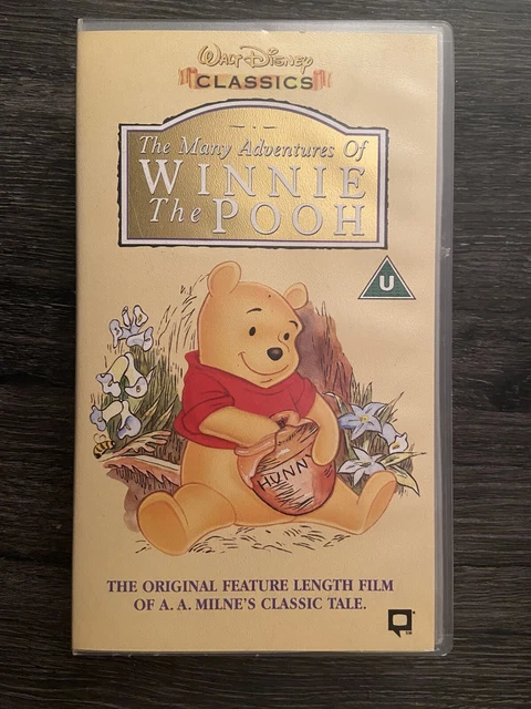 THE MANY ADVENTURES of Winnie The Pooh VHS Walt Disney Classics £2.99 ...