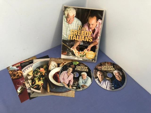 TWO GREEDY ITALIANS 2011 Series Complete Season 1 DVD R0 Includes Cards ...