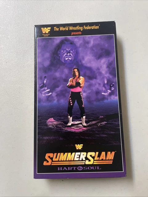 WWF SUMMER SLAM 1997 VHS Hart & Soul WWE RARE CANADA BOX VERSION EUC ...