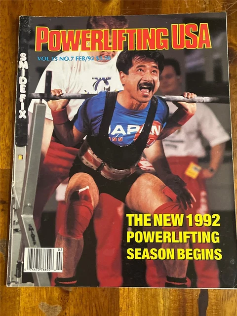 POWERLIFTING USA MUSCLE strongman bodybuilding magazine HIRO ISAGAWA 2 ...