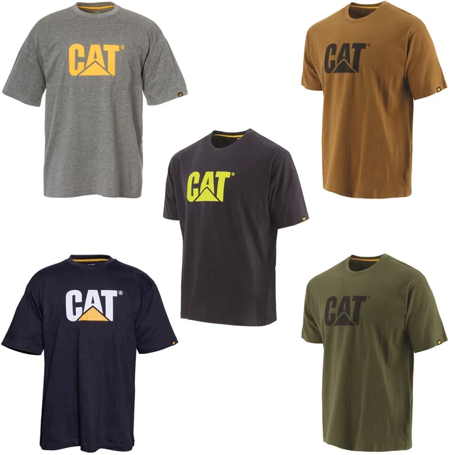 T-SHIRT HOMME LOGO De Marque CAT Caterpillar Durable EUR 63,24 ...