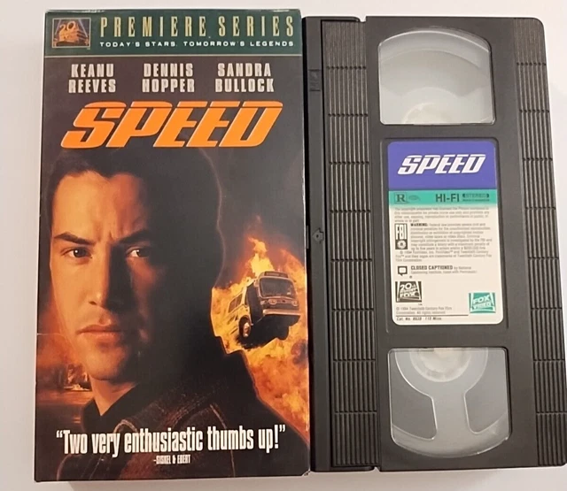 SPEED -SANDRA BULLOCK, Keanu Reeves (VHS, 1996) **Buy 2 Get 1 Free** 📼 ...