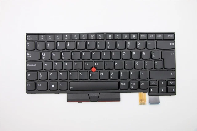 LENOVO THINKPAD T470 A475 Clavier Islandais Noir Rétroéclairé 01AX503 ...