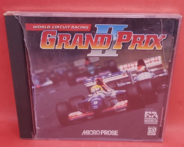 NEW WORLD CIRCUIT Racing Grand Prix II PC Racing Game Vintage 1996 ...