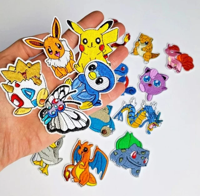 JAPANESE POKEMON PIKACHU movie Pocket Monsters Ball Patch Badge Iron On ...