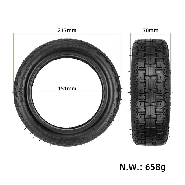 ADHÉRENCE ET DURABILITÉ optimales avec notre pneu vide 9 pouces pour ...