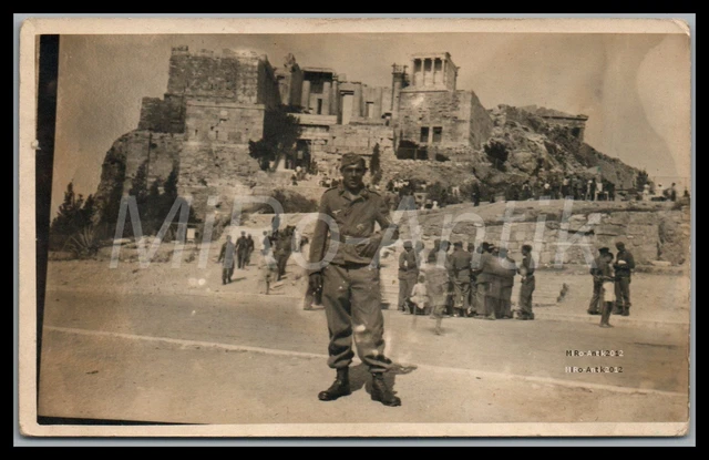 FOTO WK2 FALLSCH.JÄG. H.Kalischewsky, Fallschirmjäger a.d. Akropolis ...