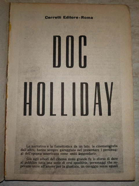 DOC HOLLIDAY WEST Selvaggio n. 1 ed. Cerretti 1975 EUR 40,00 - PicClick IT