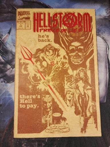 HELLSTORM PRINCE OF Lies #1 Copertina pergamena con inchiostro termico ...