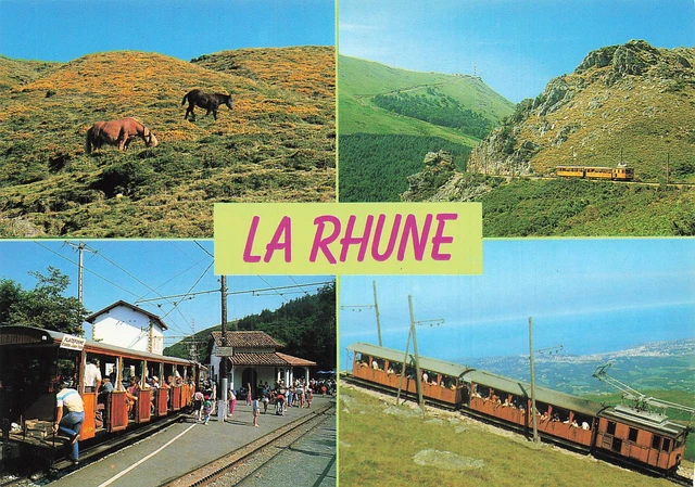 64 LA RHUNE Le Petit Train De La Rhune Les Pottoks EUR 6,50 - PicClick FR
