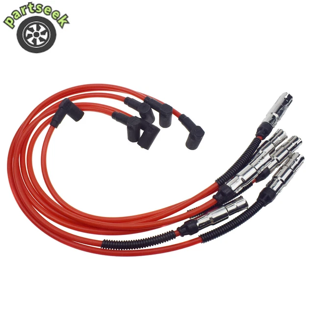 NEW SPARK PLUG Wire Cable Kit For VW Jetta Golf Passat VR6 1993-1999 V6 ...