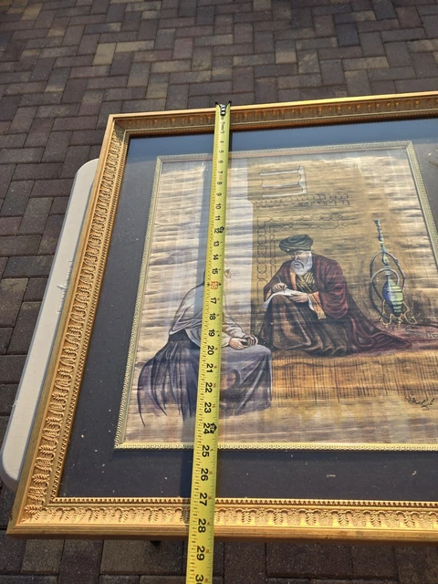 MOROCCAN MOORISH MIDDLE Eastern Orientalist OOAK Painting Signed Matted ...