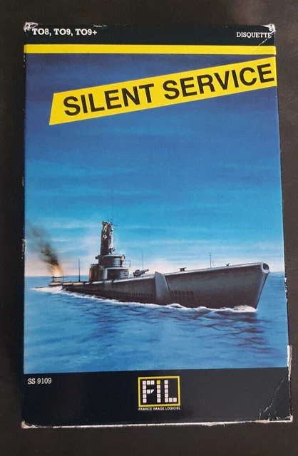 JEU THOMSON TO8 TO9 TO9+ - SILENT SERVICE - EUR 25,00 - PicClick FR
