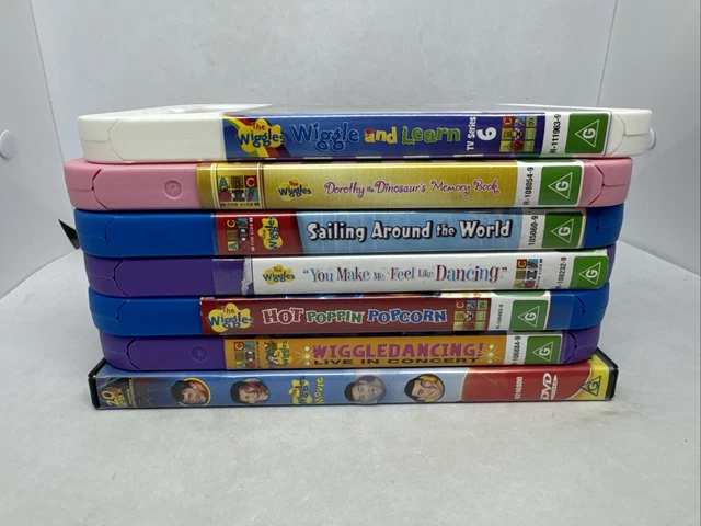 THE WIGGLES BULK Lot Of DVDS -Wiggle & Learn- The Wiggles Movie And ...
