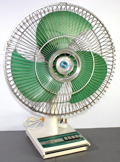RARE VINTAGE LARGE National 26" Electric Fan - Model F-40NNE - *Fully ...