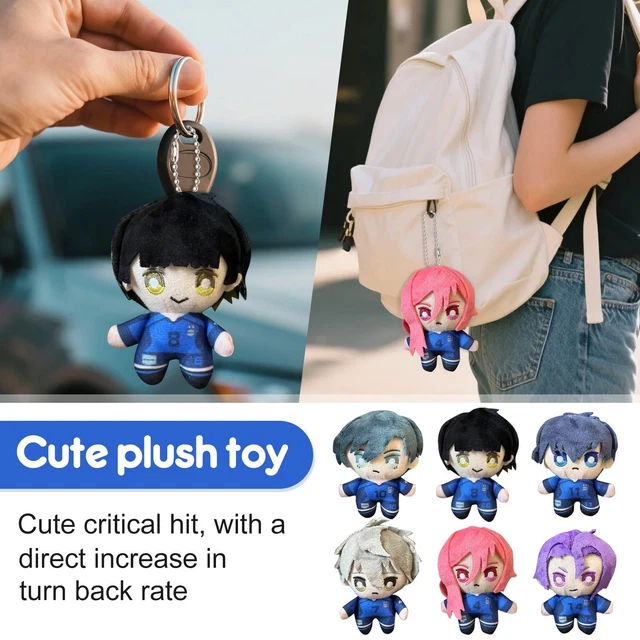 10 CM BLUE Lock Plush Toy, Soft And Cuddly Plush Toy, Blue Lock Doll ...