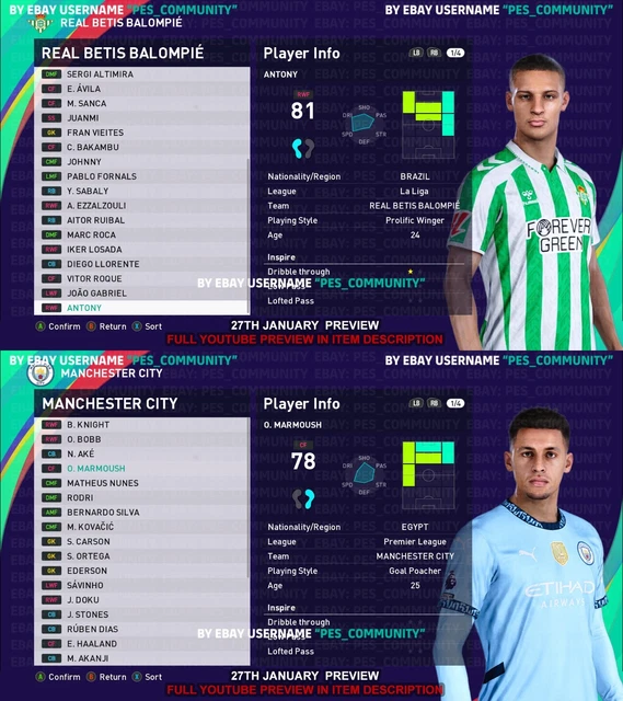 PES 2021 OPTION File Patch - *24/25 KITS & MAY 2025 OUT NOW **PC, PS4 ...