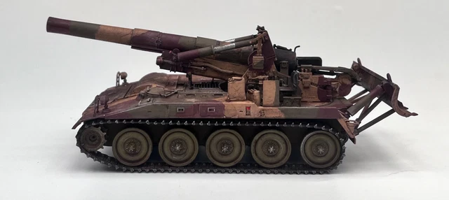 1:35 US 8-INCH (203 mm) M110 self-propelled howitzer Model Kit gebaut ...