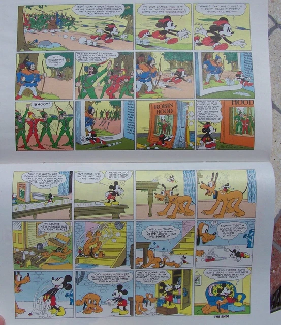 WALT DISNEY'S MICKEY Mouse Robin Hood Adventure Gemstone Free Shipping ...