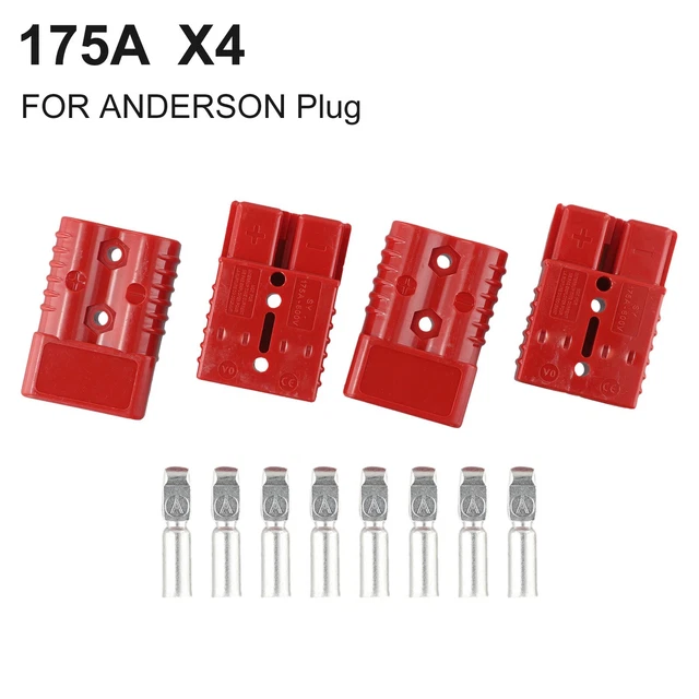 QUICK AND EASY Assembly 4X For ANDERSON Plug Cable Terminal Battery ...