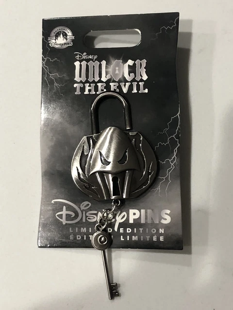 DISNEY UNLOCK THE Evil Key Pin 2023 Hades Hercules Dangle New LE Pin ...