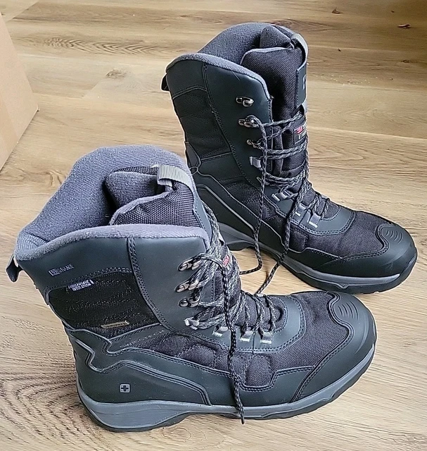 SWISS TECH MEN'S 8 Black 400G Water Proof 3M Thinsulate Seam Sealed ...