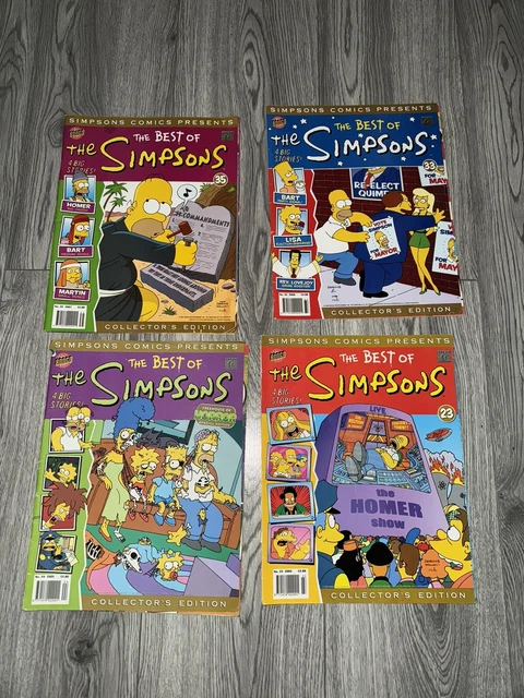 SIMPSONS COMICS THE Best Of The Simpsons Bongo Titan Magazines Bundle ...